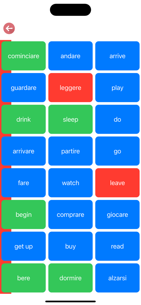 Italian Verb Blitz - Education App | MWM