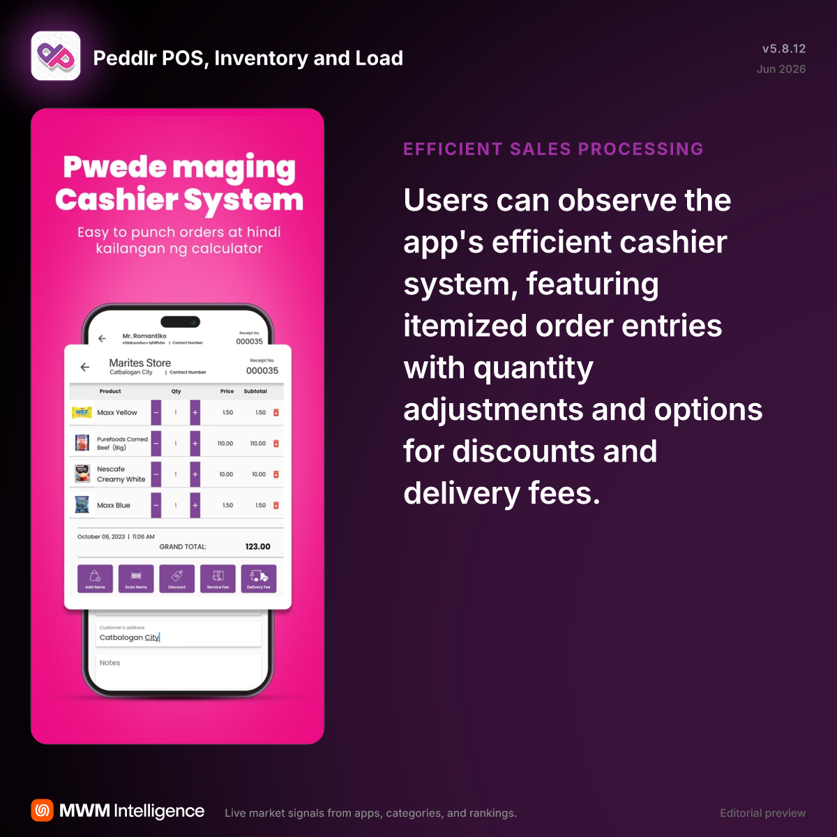 Peddlr POS, Inventory and Load - Business App | MWM
