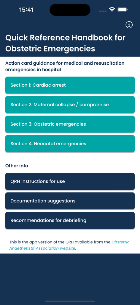 Quick Reference Handbook - Medical App | MWM