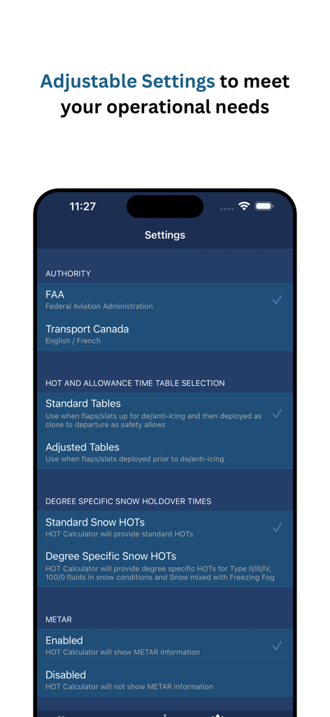 HOTs 2025-26 | Official Aircraft De-Icing Holdover Times