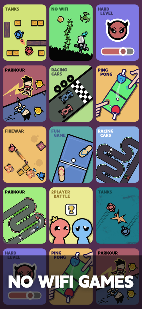 2 Player Battle | Fast Mini-Games No Wifi Needed