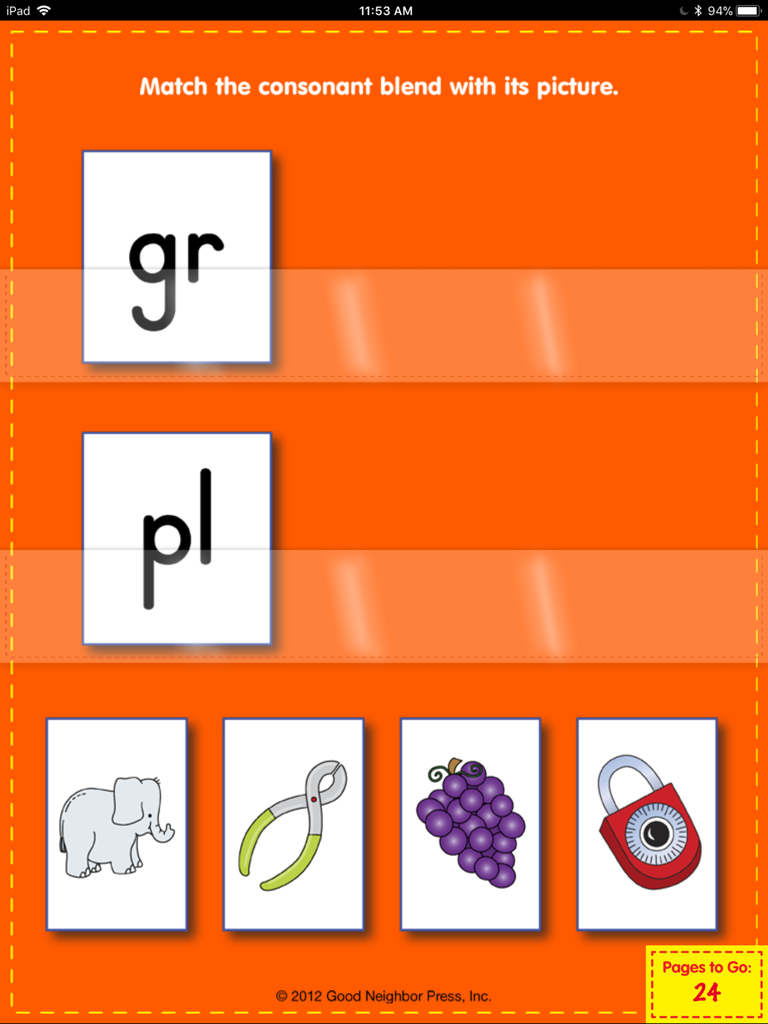 Consonant Blends and Digraphs - Education App | MWM