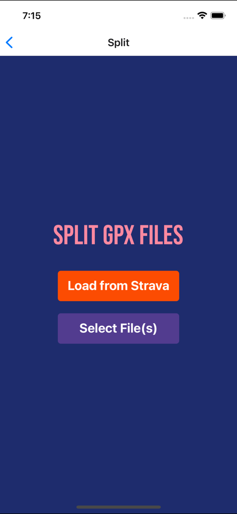 GPX Splice | Split and Merge GPX Files for Strava