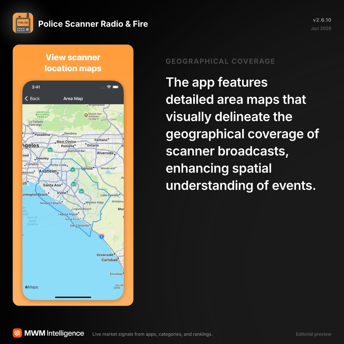 Police Scanner Radio & Fire - News App | MWM