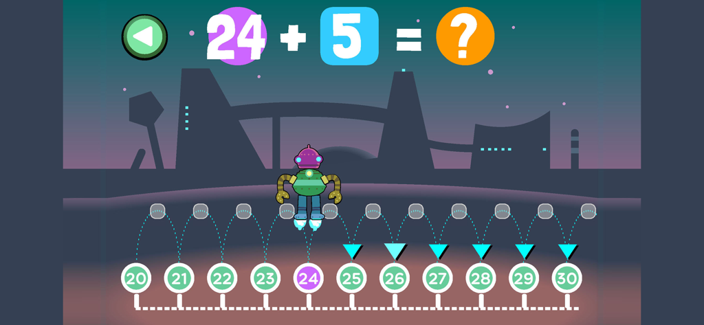 Robo Math Number Line Galaxy - Education App | MWM
